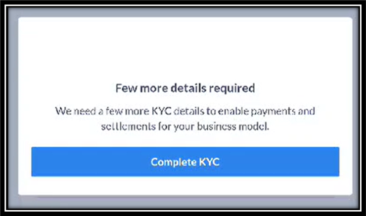 Guide to completing Payment KYC with Razorpay – Smartbiz by Amazon Guide to completing Payment KYC with Razorpay – Smartbiz by Amazon