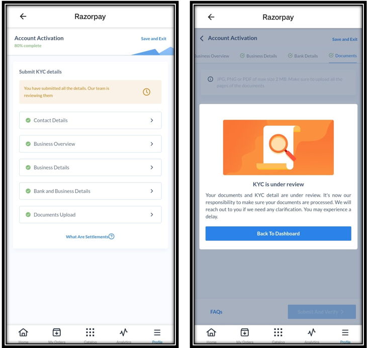 Guide to completing Payment KYC with Razorpay – Smartbiz by Amazon Guide to completing Payment KYC with Razorpay – Smartbiz by Amazon
